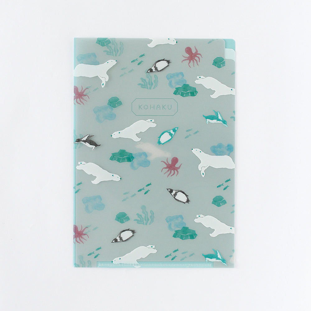 GreenFlash Kohaku A5 3-Pocket File Folder - Polar | Dreaming of Tokyo