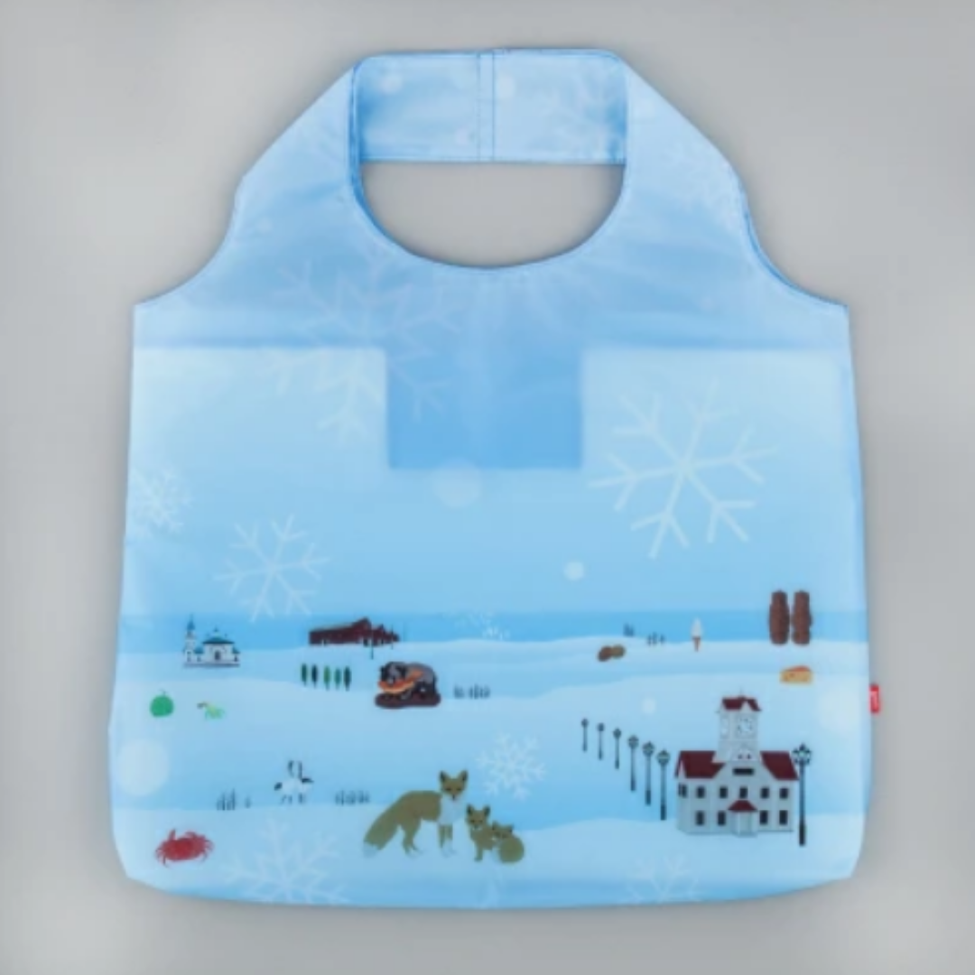 Japanese Pattern Eco Bag - "Hokkaido" | Dreaming of Tokyo